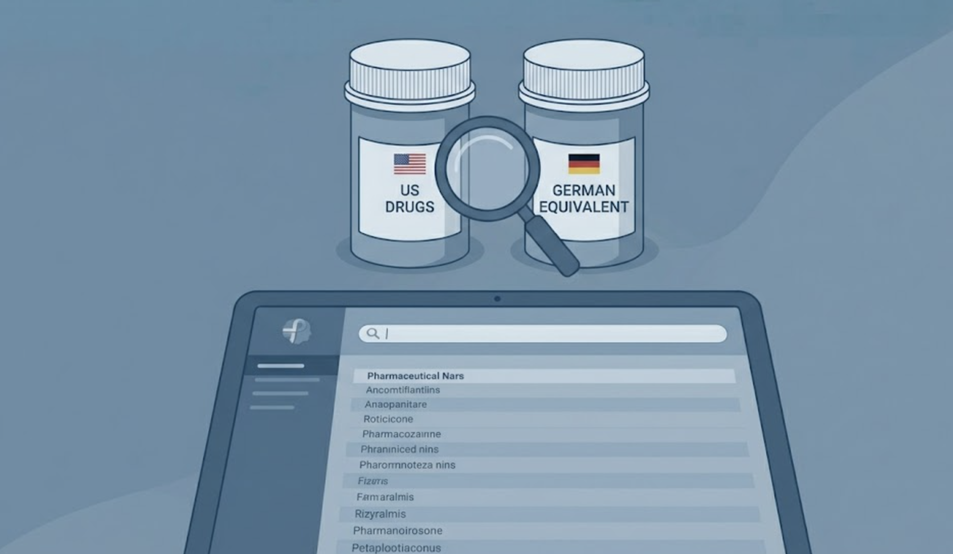 Find German Equivalent of US Drugs